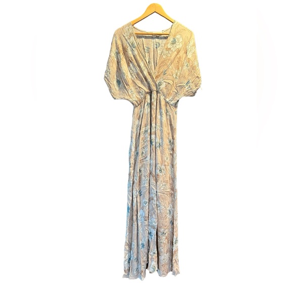 Nectar Clothing | Dresses | Nwot Nectar Clothing Tan Printed Maxi Dress ...